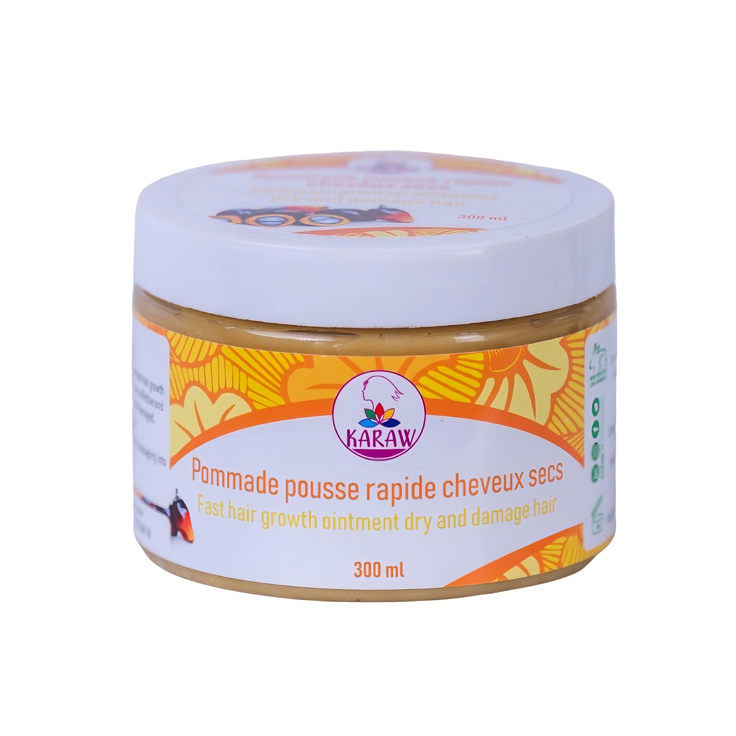 Pommade Nourrissante pour Cheveux Secs – Favorise la Pousse Rapide et ...
